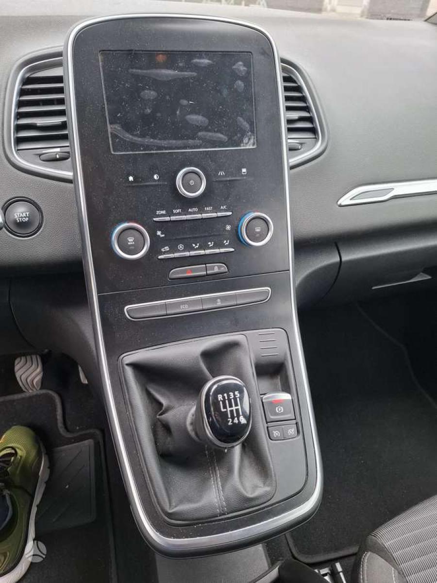 Dzeltens Renault Grand Scenic 2019 Kauņa, ar dzinēja tilpumu 1.75 L un nobraukumu 126 tūkst. km par 5800 €, foto 12 vietnē AUTOMOTO.COM.LV