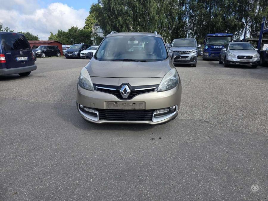 Dzeltens Renault Grand Scenic 2015 Ukmergė, ar dzinēja tilpumu 1.46 L un nobraukumu 250 tūkst. km par 4000 €, foto 1 vietnē AUTOMOTO.COM.LV