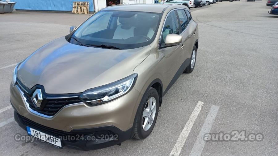 Beige Renault Kadjar 2017 in Tallinn, with an engine capacity of 1.20 L and mileage of 137 thousand km for 9900 €, photo 1 on AUTOMOTO.COM.LV