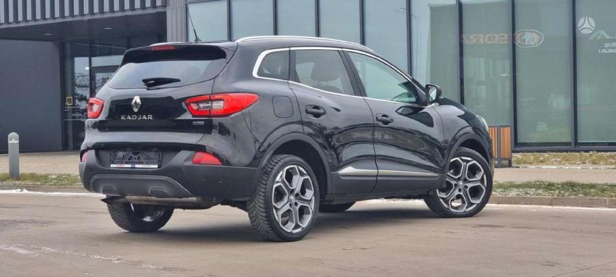Black Renault Kadjar 2015 in Siauliai, with an engine capacity of 1.60 L and mileage of 183 thousand km for 8900 €, photo 9 on AUTOMOTO.COM.LV