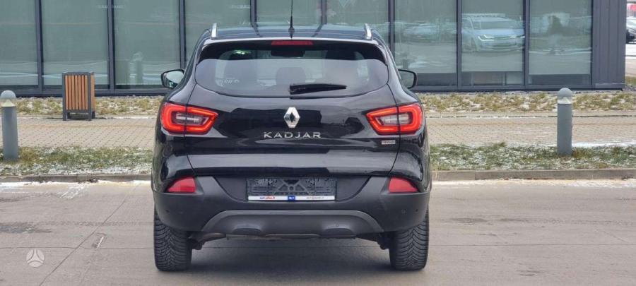 Black Renault Kadjar 2015 in Siauliai, with an engine capacity of 1.60 L and mileage of 183 thousand km for 8900 €, photo 25 on AUTOMOTO.COM.LV