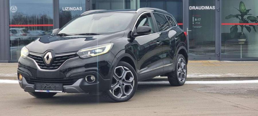Melns Renault Kadjar 2015 Šauļi, ar dzinēja tilpumu 1.60 L un nobraukumu 183 tūkst. km par 8750 €, foto 3 vietnē AUTOMOTO.COM.LV