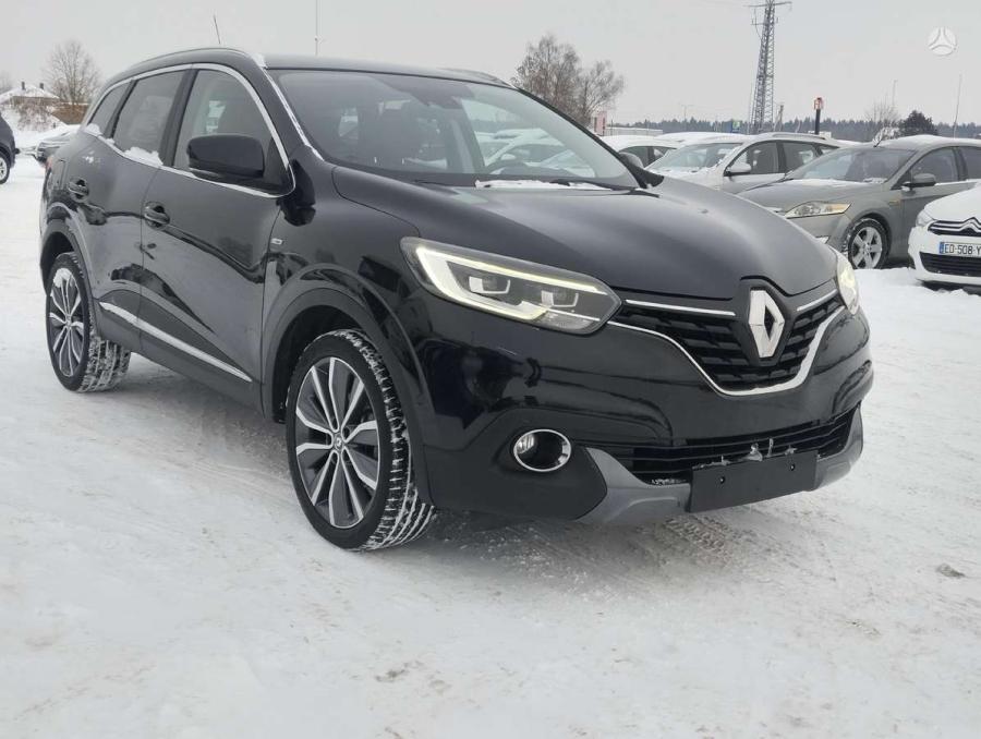 Melns Renault Kadjar 2016 Tauragė, ar dzinēja tilpumu 1.20 L un nobraukumu 130 tūkst. km par 8200 €, foto 2 vietnē AUTOMOTO.COM.LV