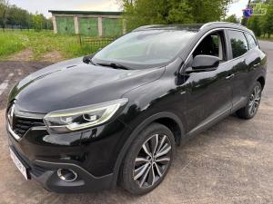 Melns Renault Kadjar 2016 Kauņa, ar dzinēja tilpumu 1.50 L un nobraukumu 287 tūkst. km par 8500 €, foto  vietnē AUTOMOTO.COM.LV