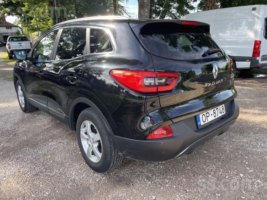 Черный Рено Kadjar 2016 в Рига, объемом двигателя 1.50 л и пробегом 113 тыс. км за 8590 €, фото 4 на AUTOMOTO.COM.LV