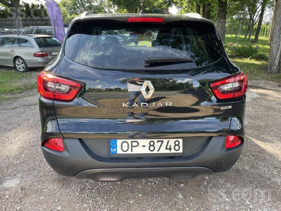 Черный Рено Kadjar 2016 в Рига, объемом двигателя 1.50 л и пробегом 113 тыс. км за 8590 €, фото 5 на AUTOMOTO.COM.LV
