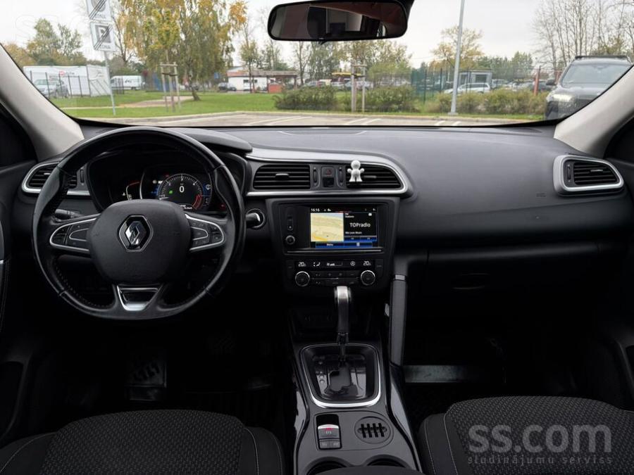 Черный Рено Kadjar 2016 в Рига, объемом двигателя 1.50 л и пробегом 290 тыс. км за 6490 €, фото 6 на AUTOMOTO.COM.LV