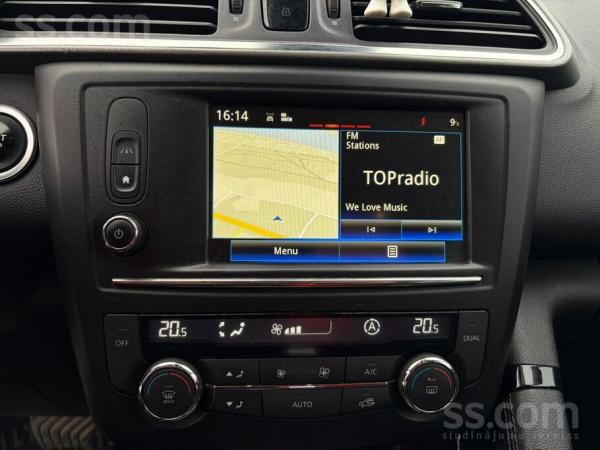 Черный Рено Kadjar 2016 в Рига, объемом двигателя 1.50 л и пробегом 290 тыс. км за 6490 €, фото 11 на AUTOMOTO.COM.LV