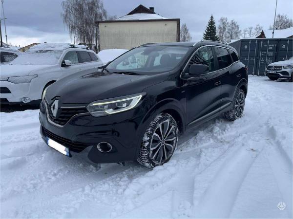 Melns Renault Kadjar 2017 Tauragė, ar dzinēja tilpumu 1.20 L un nobraukumu 155 tūkst. km par 8200 €, foto 1 vietnē AUTOMOTO.COM.LV