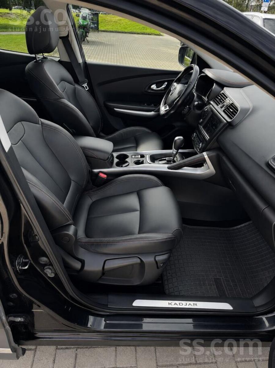 Melns Renault Kadjar 2017 Rīga, ar dzinēja tilpumu 1.50 L un nobraukumu 246 tūkst. km par 8500 €, foto 10 vietnē AUTOMOTO.COM.LV