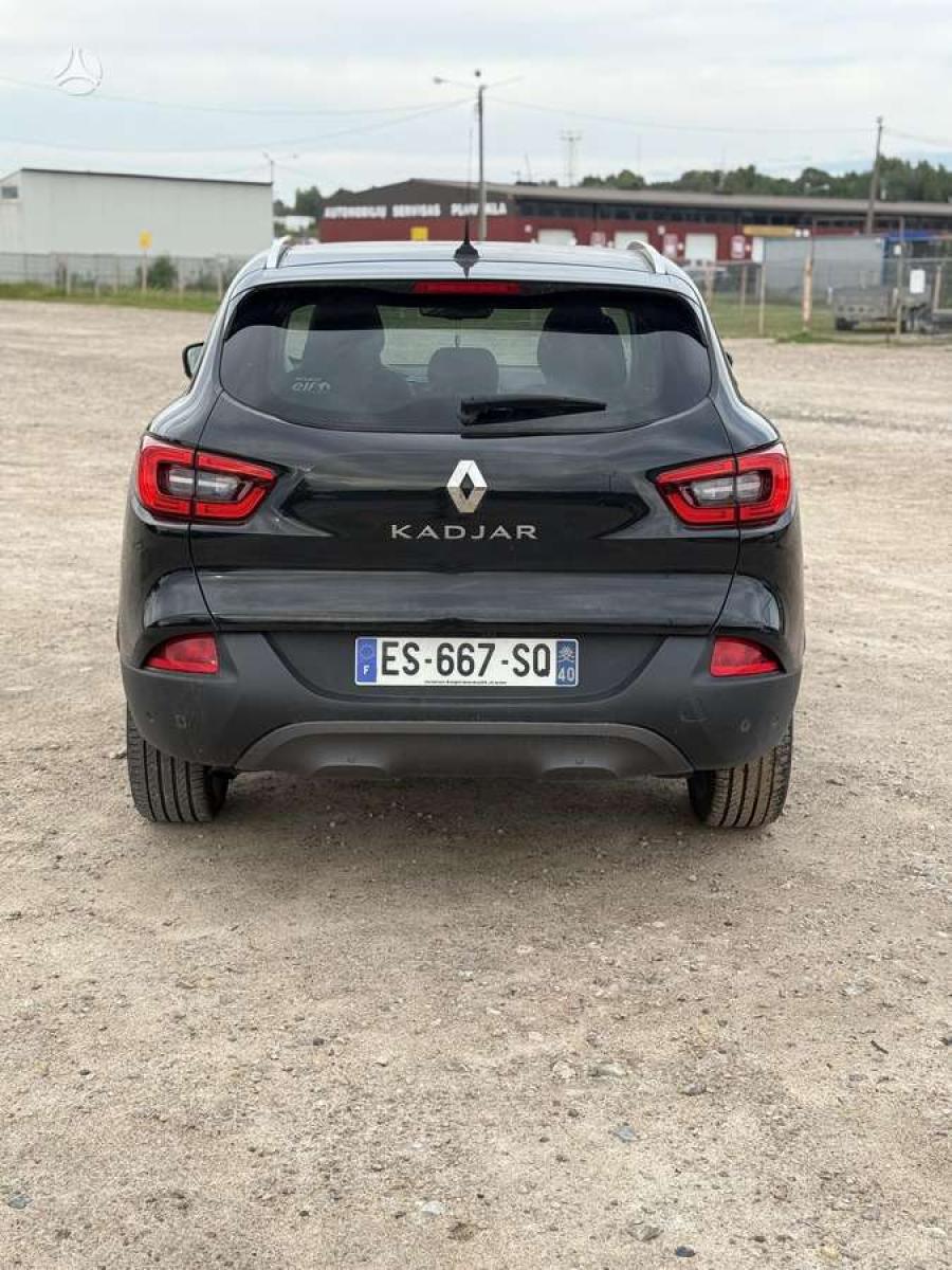 Черный Рено Kadjar 2017 в Вильнюс, объемом двигателя 1.20 л и пробегом 107 тыс. км за 6700 €, фото 6 на AUTOMOTO.COM.LV
