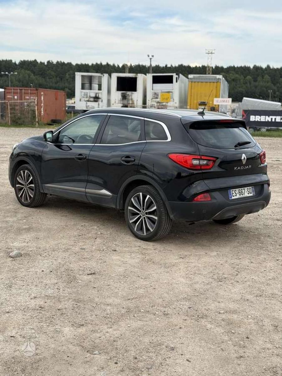 Черный Рено Kadjar 2017 в Вильнюс, объемом двигателя 1.20 л и пробегом 107 тыс. км за 6700 €, фото 7 на AUTOMOTO.COM.LV