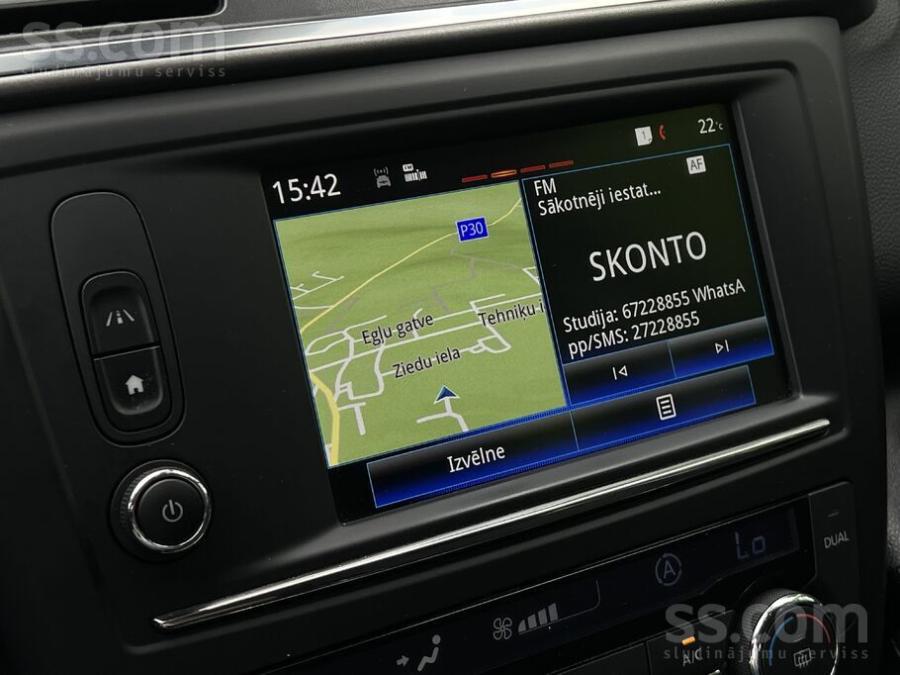Черный Рено Kadjar 2017 в Цесис, объемом двигателя 1.20 л и пробегом 185 тыс. км за 7600 €, фото 18 на AUTOMOTO.COM.LV