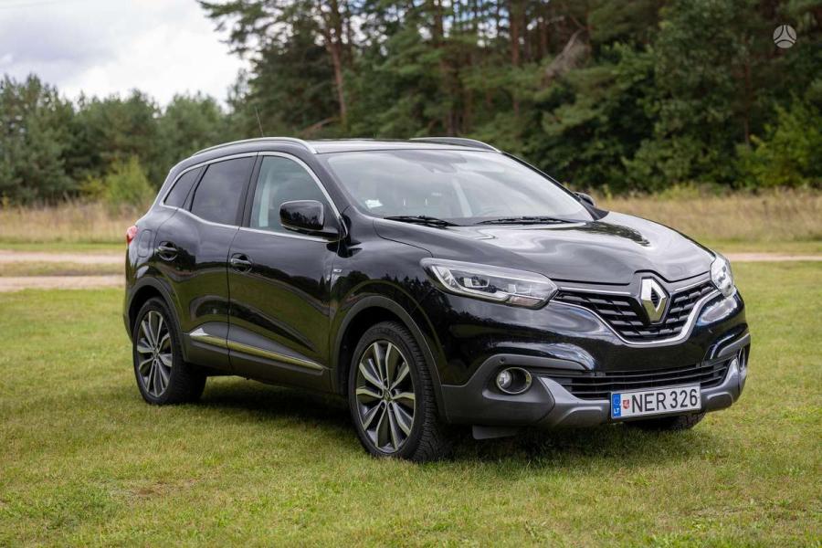 Черный Рено Kadjar 2018 в Ионава, объемом двигателя 1.20 л и пробегом 108 тыс. км за 10500 €, фото 1 на AUTOMOTO.COM.LV