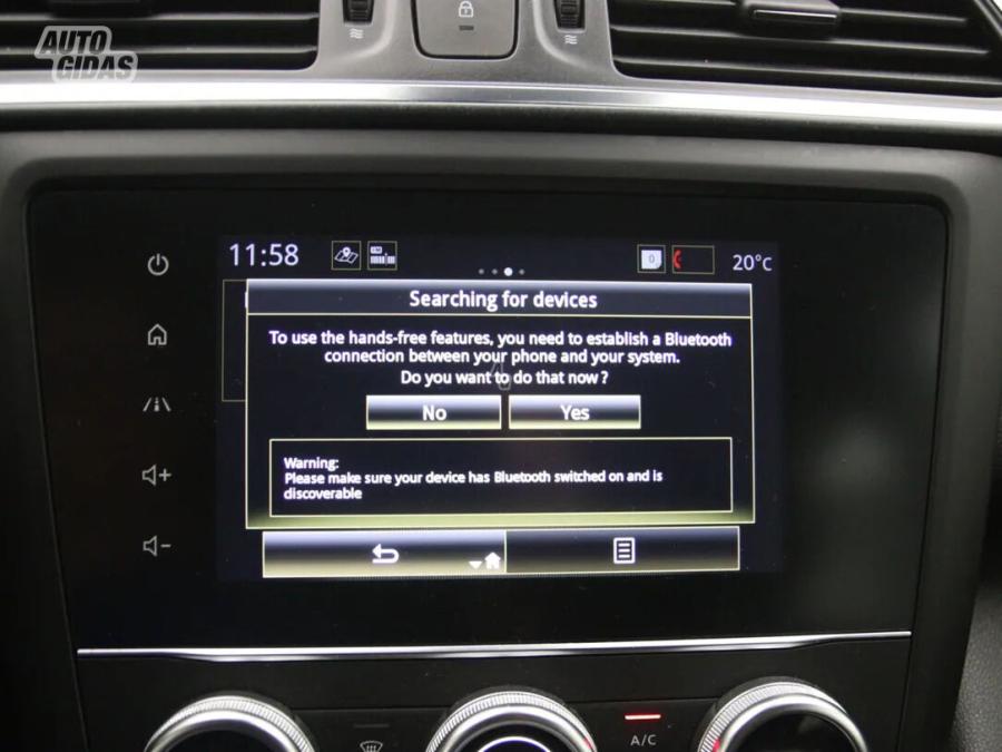 Black Renault Kadjar 2020 in Vilnius, with an engine capacity of 1.30 L and mileage of 108 thousand km for 14999 €, photo 24 on AUTOMOTO.COM.LV