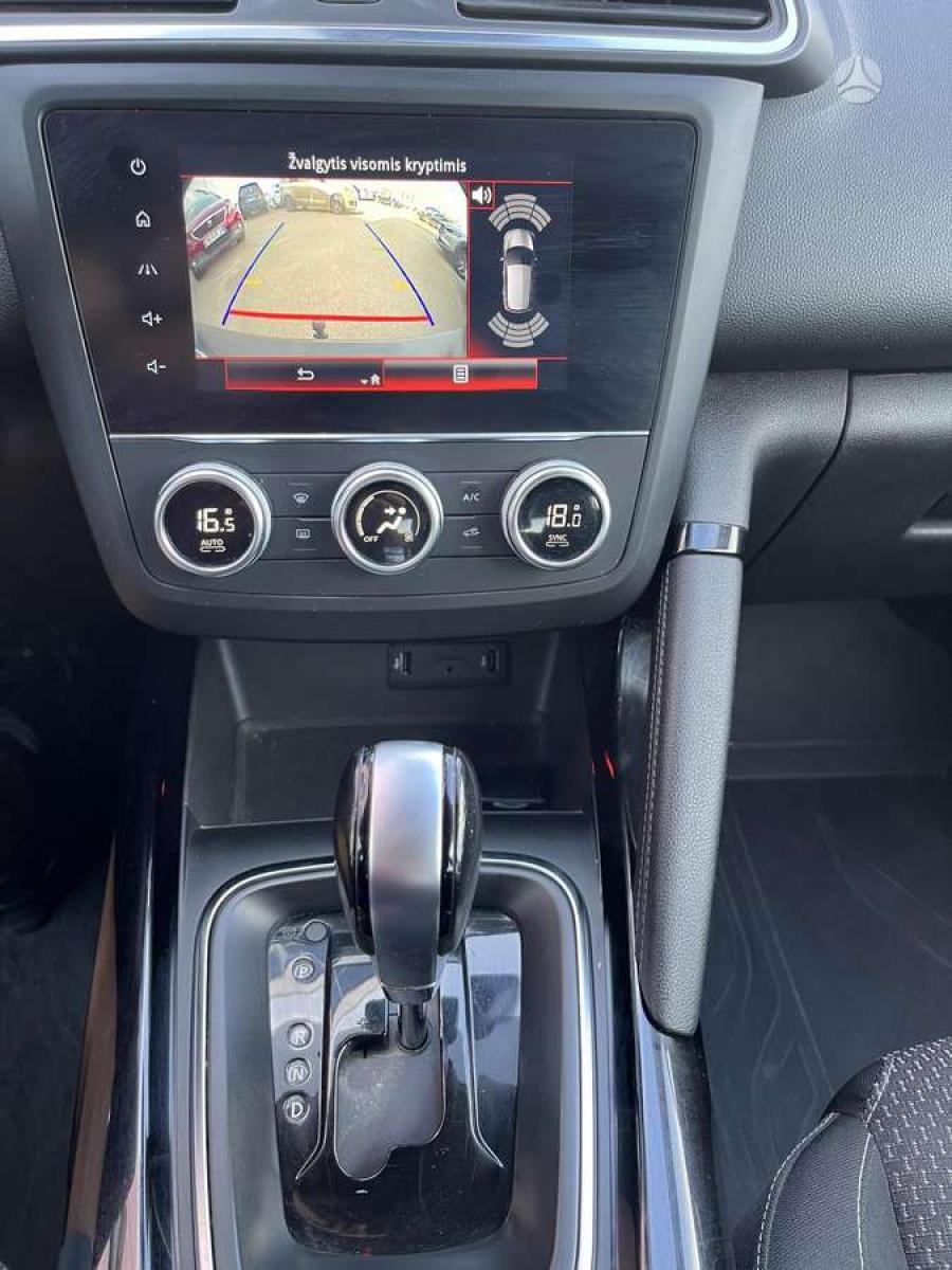 Black Renault Kadjar 2022 in Taurage, with an engine capacity of 1.46 L and mileage of 215 thousand km for 11300 €, photo 13 on AUTOMOTO.COM.LV