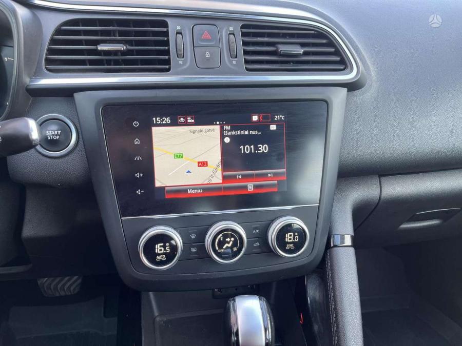 Black Renault Kadjar 2022 in Taurage, with an engine capacity of 1.46 L and mileage of 215 thousand km for 11300 €, photo 14 on AUTOMOTO.COM.LV