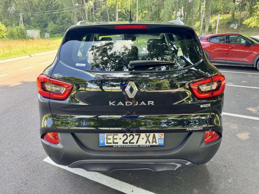 Melns Renault Kadjar 2016 Birštonas, ar dzinēja tilpumu 1.60 L un nobraukumu 207 tūkst. km par 7900 €, foto 6 vietnē AUTOMOTO.COM.LV