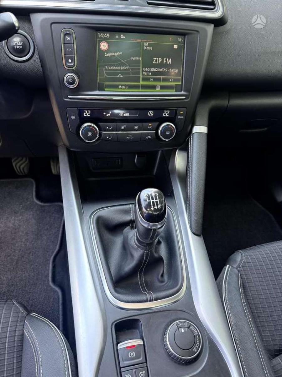 Melns Renault Kadjar 2016 Birštonas, ar dzinēja tilpumu 1.60 L un nobraukumu 207 tūkst. km par 7900 €, foto 13 vietnē AUTOMOTO.COM.LV