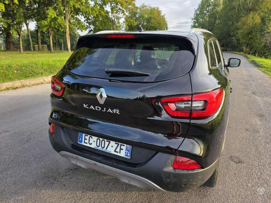 Черный Рено Kadjar 2016 в Таураге, объемом двигателя 1.20 л и пробегом 160 тыс. км за 5900 €, фото 6 на AUTOMOTO.COM.LV