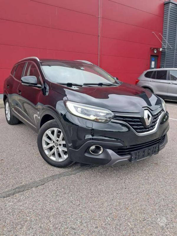 Черный Рено Kadjar 2016 в Каунас, объемом двигателя 1.50 л и пробегом 185 тыс. км за 8350 €, фото 1 на AUTOMOTO.COM.LV