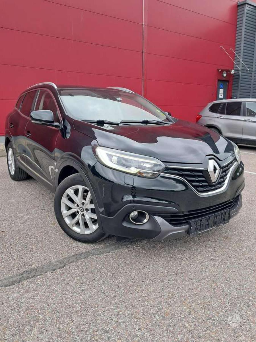 Черный Рено Kadjar 2016 в Каунас, объемом двигателя 1.50 л и пробегом 185 тыс. км за 8350 €, фото 1 на AUTOMOTO.COM.LV