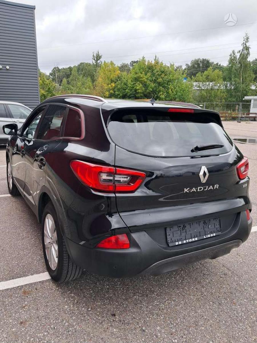 Черный Рено Kadjar 2016 в Каунас, объемом двигателя 1.50 л и пробегом 185 тыс. км за 8350 €, фото 14 на AUTOMOTO.COM.LV