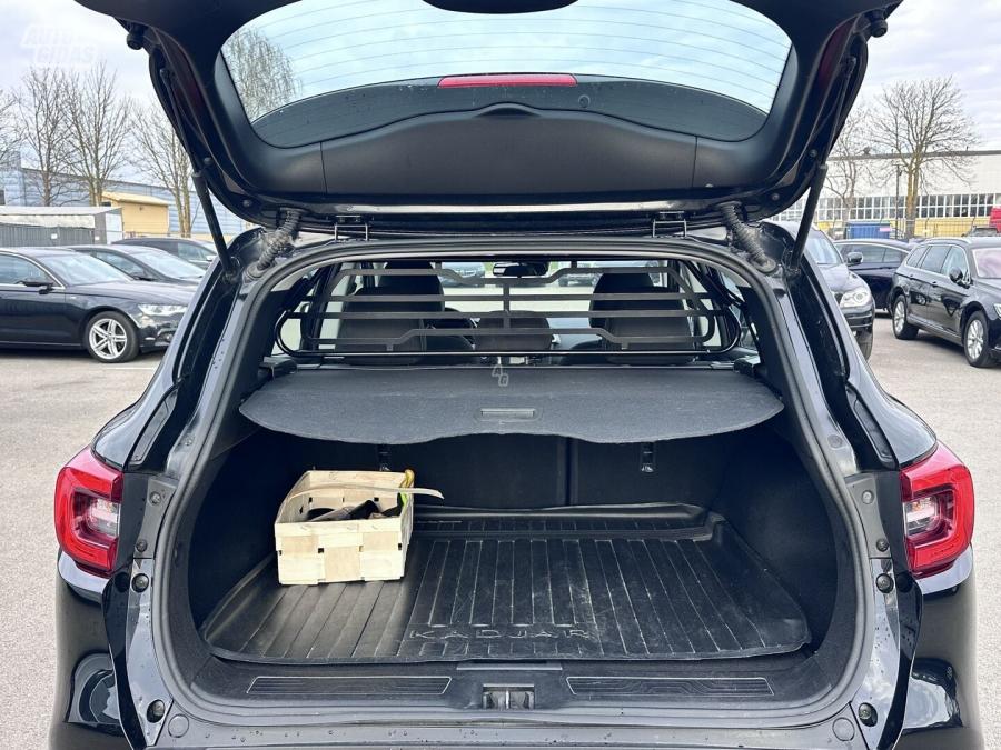 Черный Рено Kadjar 2018 в Клайпеда, объемом двигателя 1.20 л и пробегом 160 тыс. км за 7999 €, фото 15 на AUTOMOTO.COM.LV