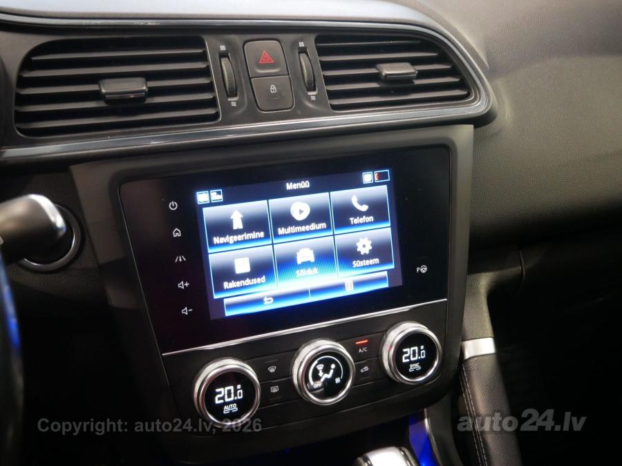 Black Renault Kadjar 2019 in Tallinn, with an engine capacity of 1.50 L and mileage of 98 thousand km for 16990 €, photo 13 on AUTOMOTO.COM.LV