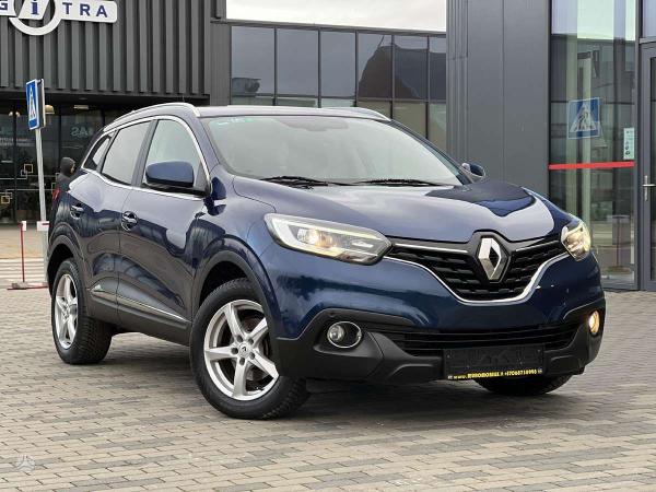 Blue Renault Kadjar 2015 in Siauliai, with an engine capacity of 1.60 L and mileage of 173 thousand km for 8650 €, photo 11 on AUTOMOTO.COM.LV