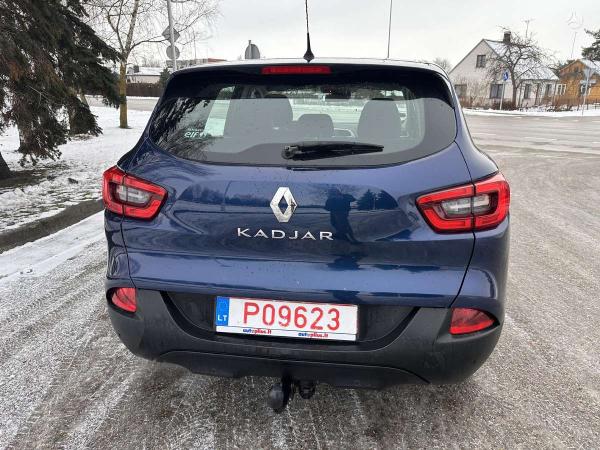 Blue Renault Kadjar 2016 in Marijampole, with an engine capacity of 1.20 L and mileage of 175 thousand km for 7700 €, photo 7 on AUTOMOTO.COM.LV