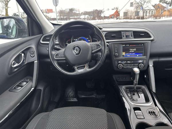 Blue Renault Kadjar 2016 in Marijampole, with an engine capacity of 1.20 L and mileage of 175 thousand km for 7700 €, photo 11 on AUTOMOTO.COM.LV