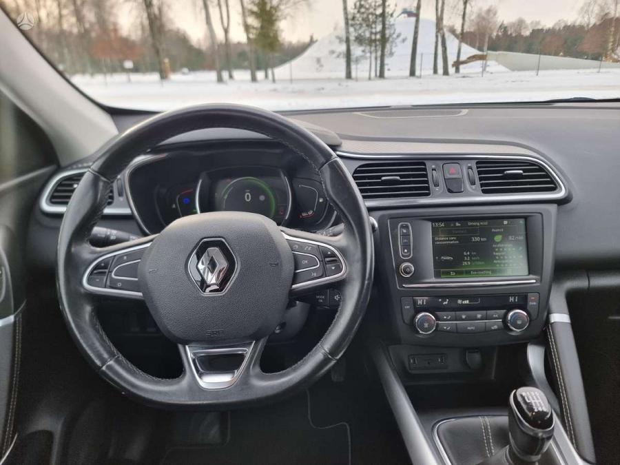 Zils Renault Kadjar 2016 Tauragė, ar dzinēja tilpumu 1.20 L un nobraukumu 170 tūkst. km par 7400 €, foto 13 vietnē AUTOMOTO.COM.LV