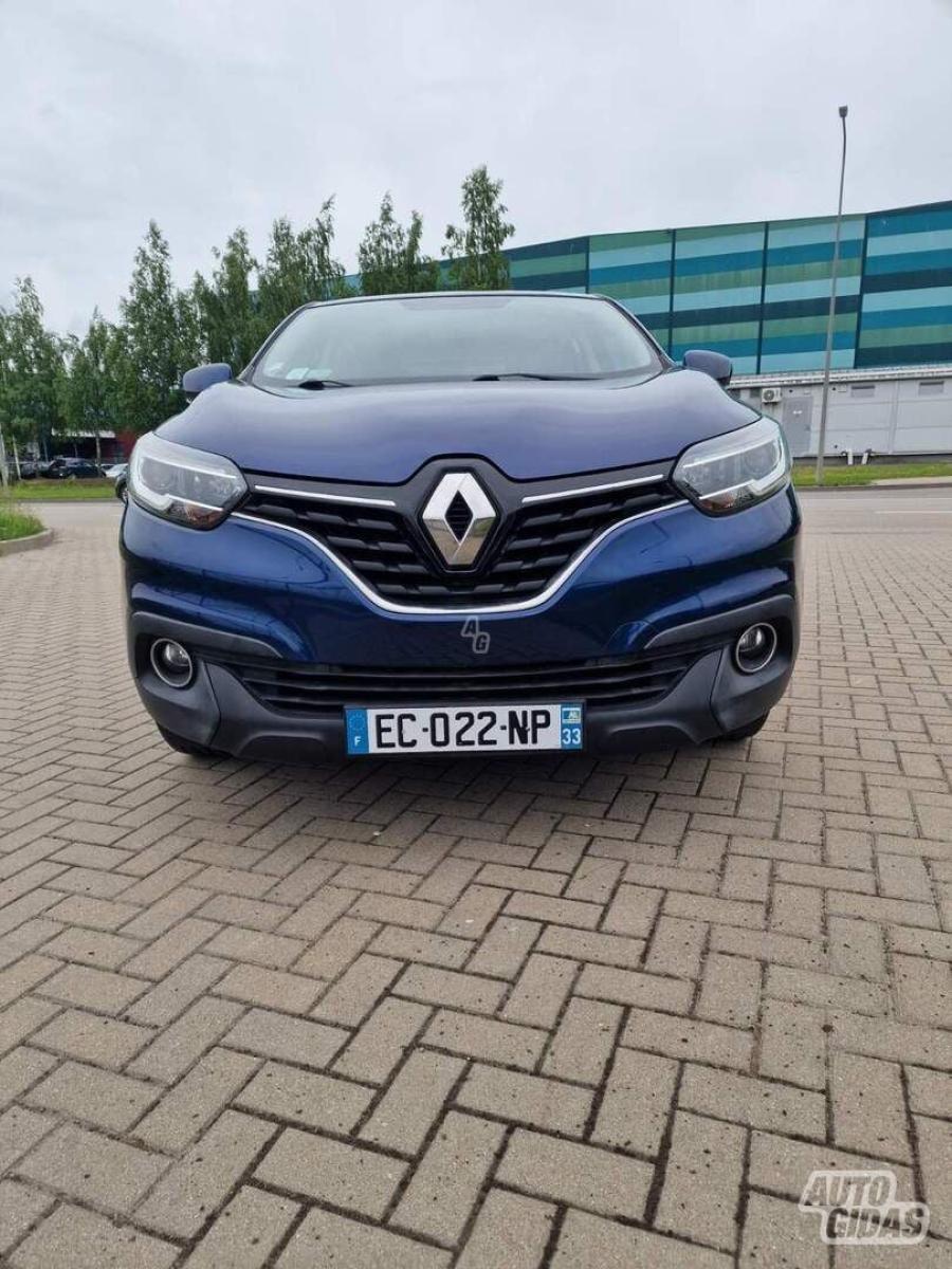 Blue Renault Kadjar 2016 in Kaunas, with an engine capacity of 1.20 L and mileage of 184 thousand km for 6900 €, photo 3 on AUTOMOTO.COM.LV