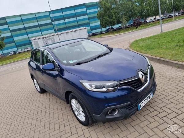 Blue Renault Kadjar 2016 in Kaunas, with an engine capacity of 1.20 L and mileage of 184 thousand km for 6900 €, photo 3 on AUTOMOTO.COM.LV