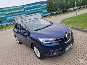 Blue Renault Kadjar 2016 in Kaunas, with an engine capacity of 1.20 L and mileage of 184 thousand km for 6900 €, photo 4 on AUTOMOTO.COM.LV