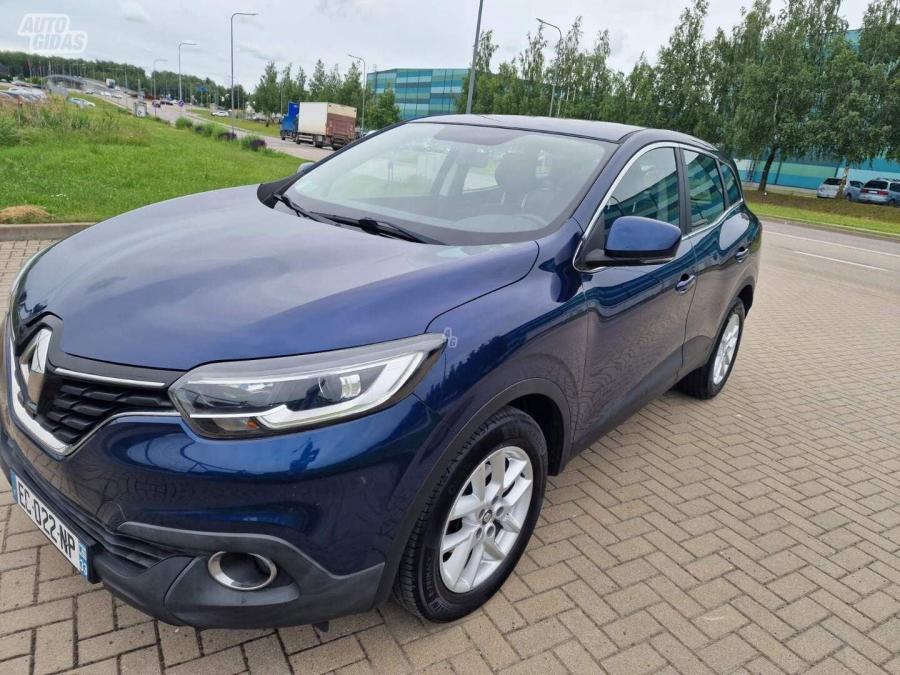 Blue Renault Kadjar 2016 in Kaunas, with an engine capacity of 1.20 L and mileage of 184 thousand km for 6900 €, photo 5 on AUTOMOTO.COM.LV