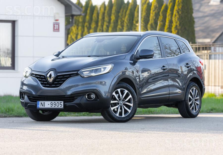 Синий Рено Kadjar 2016 в Елгава, объемом двигателя 1.60 л и пробегом 0 тыс. км за 7850 €, фото 1 на AUTOMOTO.COM.LV