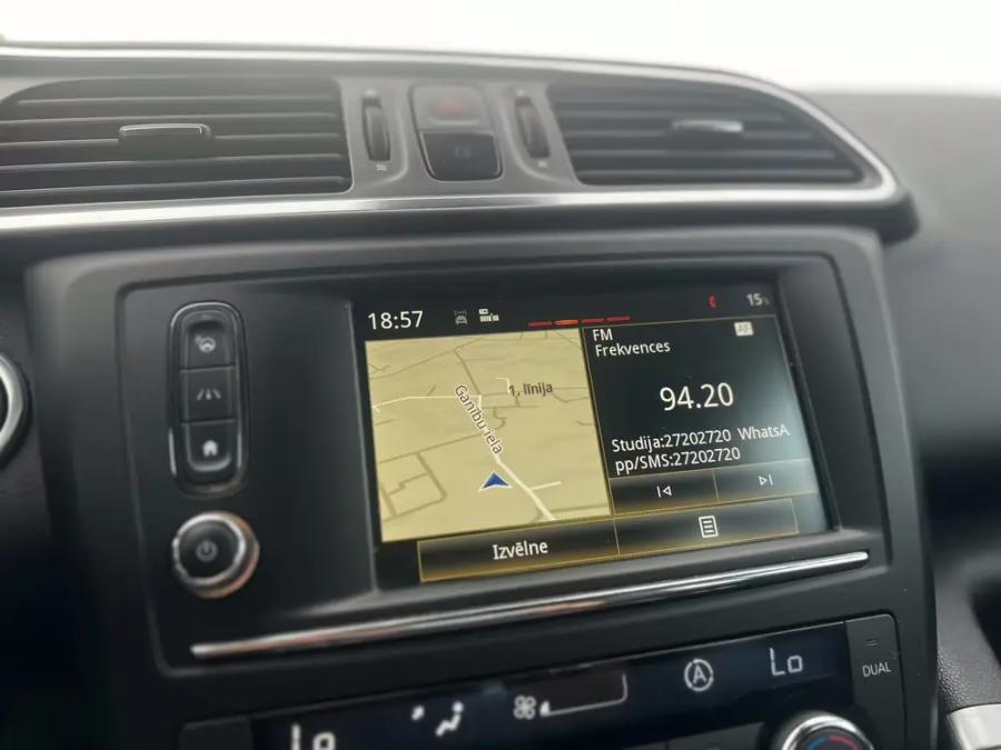 Zils Renault Kadjar 2016 Jelgava, ar dzinēja tilpumu 1.20 L un nobraukumu 157 tūkst. km par 9800 €, foto 25 vietnē AUTOMOTO.COM.LV