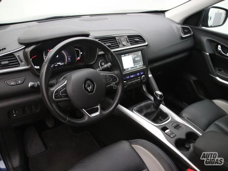 Синий Рено Kadjar 2016 в Вильнюс, объемом двигателя 1.20 л и пробегом 166 тыс. км за 9099 €, фото 17 на AUTOMOTO.COM.LV