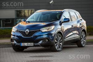 Blue Renault Kadjar 2017 in Jelgava, with an engine capacity of 1.20 L and mileage of 0 thousand km for 9990 €, photo  on AUTOMOTO.COM.LV