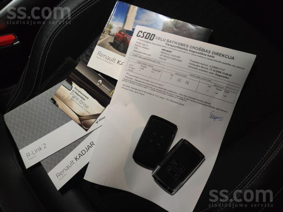 Zils Renault Kadjar 2017 Jelgava, ar dzinēja tilpumu 1.20 L un nobraukumu 0 tūkst. km par 9990 €, foto 32 vietnē AUTOMOTO.COM.LV