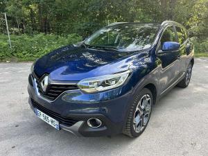 Blue Renault Kadjar 2017 in Taurage, with an engine capacity of 1.20 L and mileage of 110 thousand km for 8450 €, photo  on AUTOMOTO.COM.LV