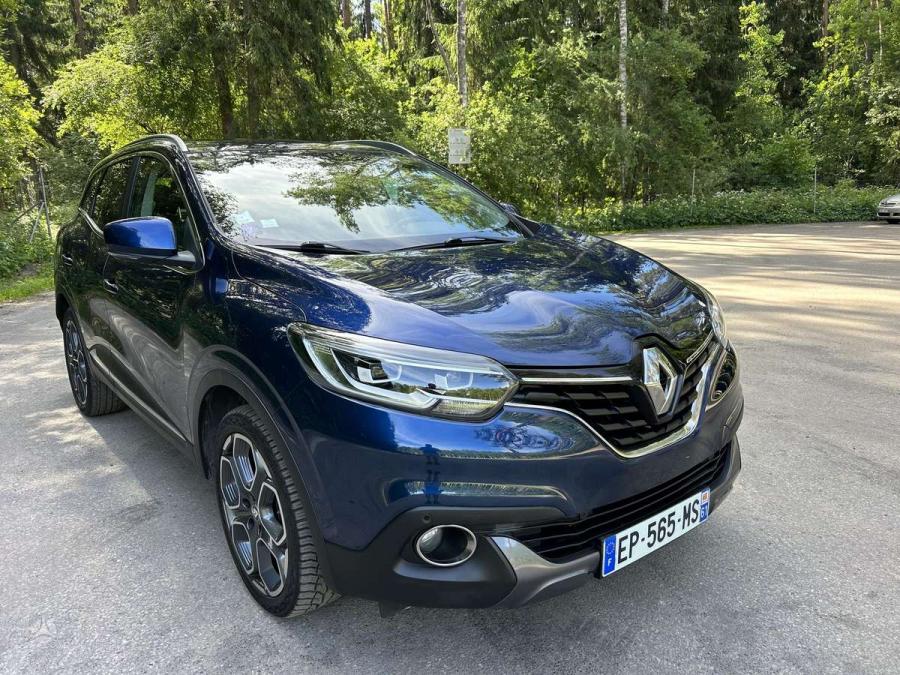 Синий Рено Kadjar 2017 в Таураге, объемом двигателя 1.20 л и пробегом 110 тыс. км за 8450 €, фото 5 на AUTOMOTO.COM.LV