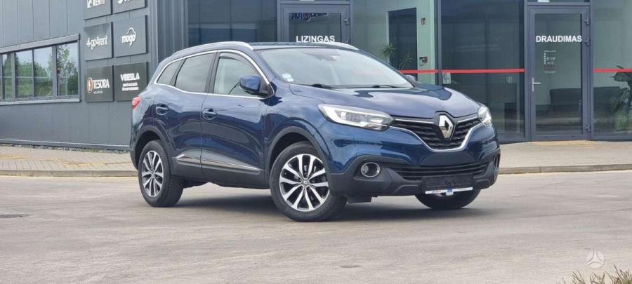 Zils Renault Kadjar 2017 Šauļi, ar dzinēja tilpumu 1.50 L un nobraukumu 186 tūkst. km par 8500 €, foto 1 vietnē AUTOMOTO.COM.LV