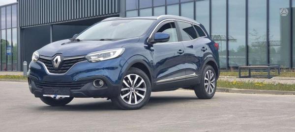 Blue Renault Kadjar 2017 in Siauliai, with an engine capacity of 1.50 L and mileage of 186 thousand km for 8500 €, photo 2 on AUTOMOTO.COM.LV