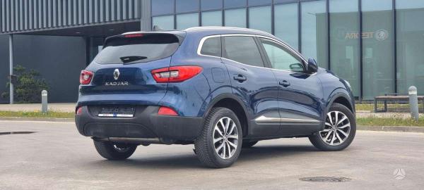 Blue Renault Kadjar 2017 in Siauliai, with an engine capacity of 1.50 L and mileage of 186 thousand km for 8500 €, photo 6 on AUTOMOTO.COM.LV