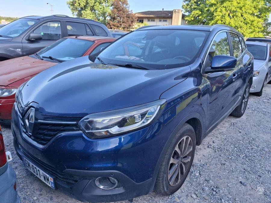 Blue Renault Kadjar 2017 in Taurage, with an engine capacity of 1.46 L and mileage of 171 thousand km for 4900 €, photo 3 on AUTOMOTO.COM.LV
