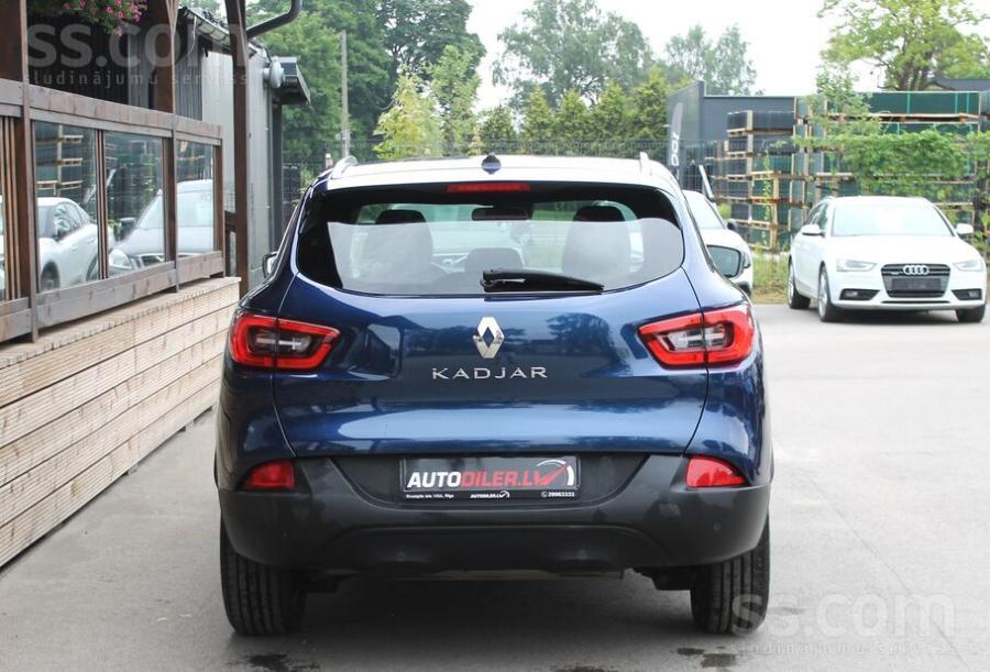 Синий Рено Kadjar 2018 в Рига, объемом двигателя 1.50 л и пробегом 0 тыс. км за 9650 €, фото 8 на AUTOMOTO.COM.LV