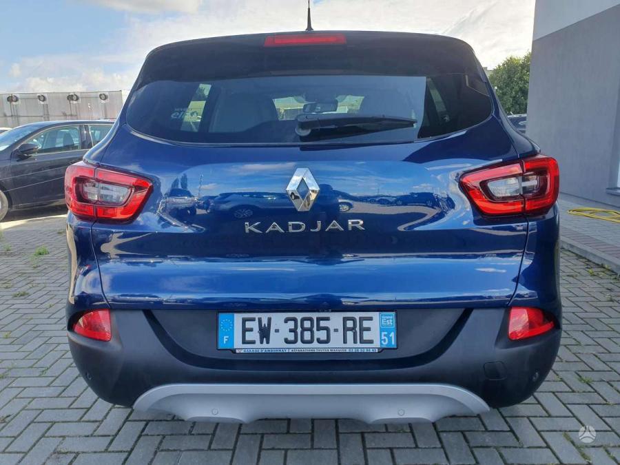Zils Renault Kadjar 2018 Tauragė, ar dzinēja tilpumu 1.60 L un nobraukumu 274 tūkst. km par 8950 €, foto 9 vietnē AUTOMOTO.COM.LV